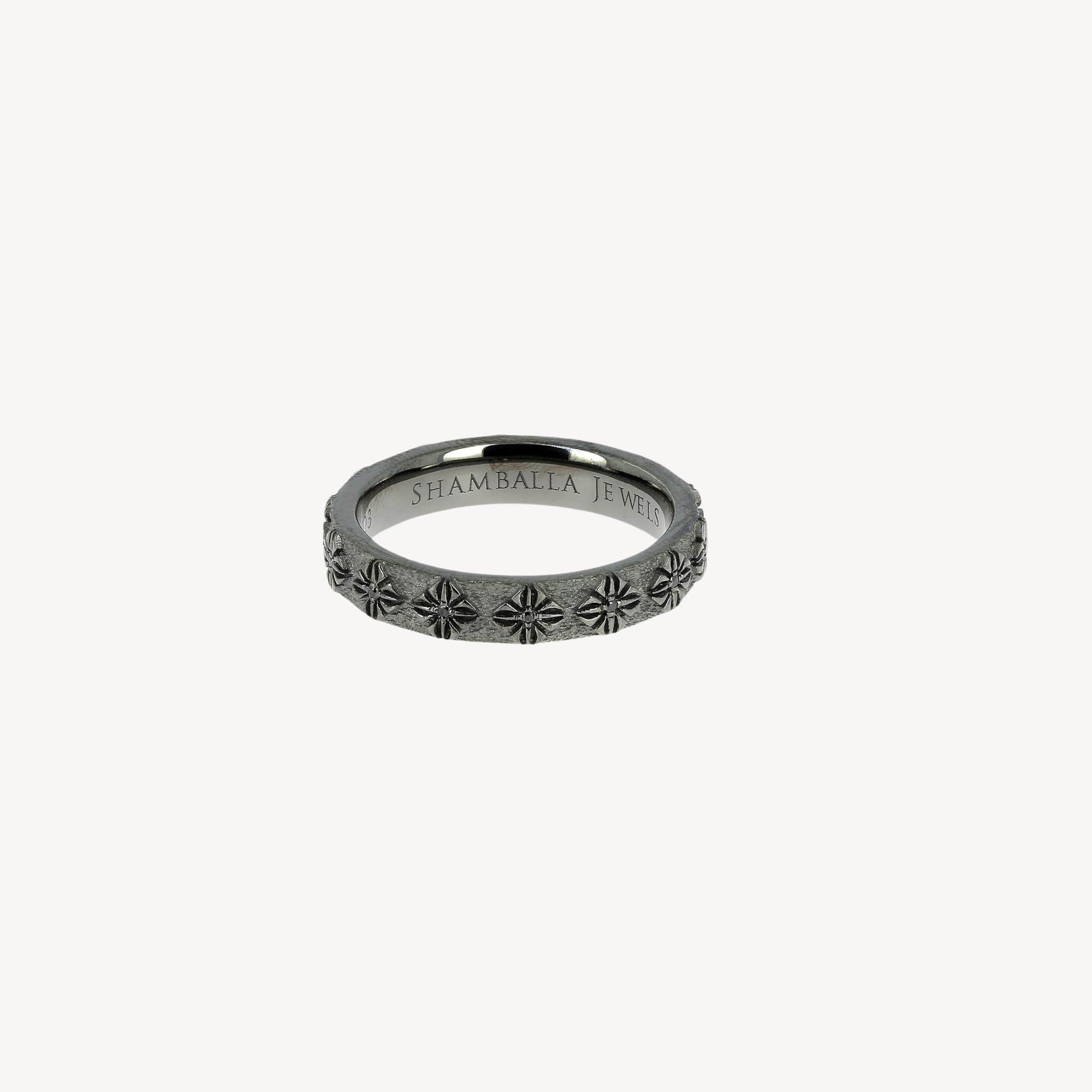 Sos Band Black Diamond Ring - Shamballa Jewels - Rings for men - Mad ...